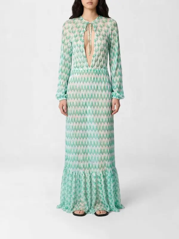 Missoni Printed Maxi Dress - Green