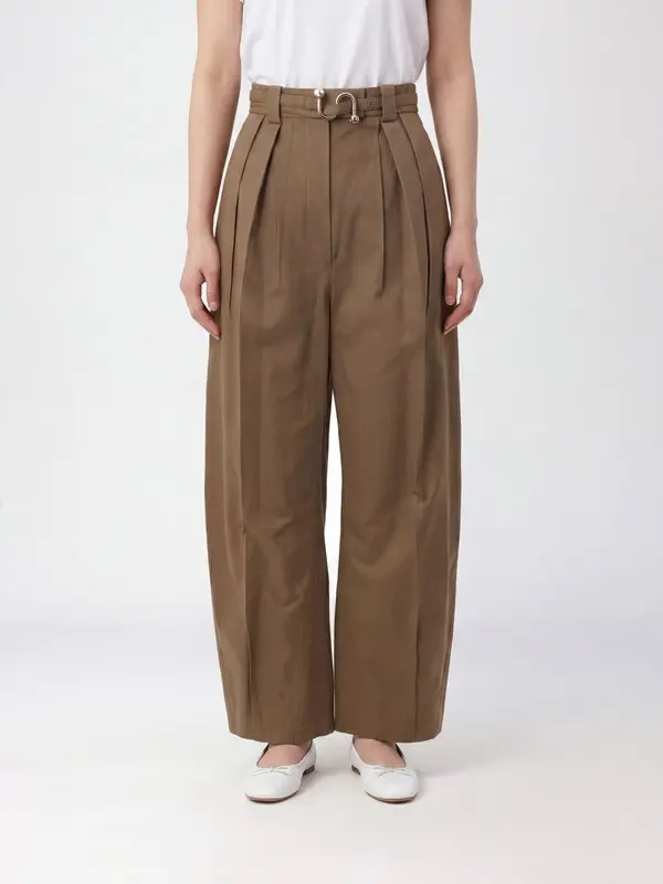 Sportmax Wide-leg Tailored Trousers - Brown
