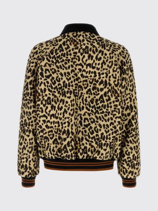Valentino Garavani Leopard Print Bomber Jacket - Multicolor