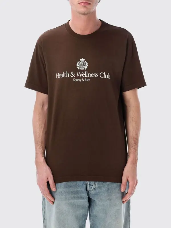 SPORTY & RICH Cotton Logo T-shirts