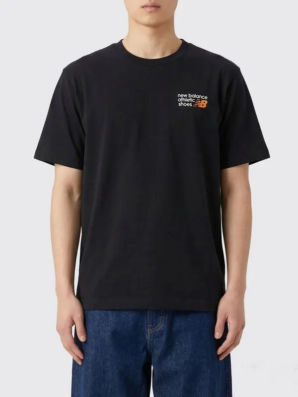 NEW BALANCE Cotton T-shirt With Logo