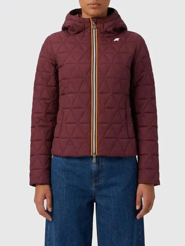 K-WAY Quilted Jacket With Hood - Violet