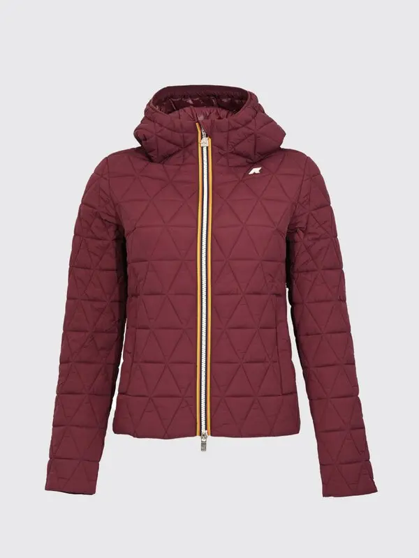 K-WAY Quilted Jacket With Hood - Violet