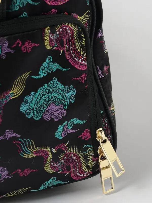 SPRAYGROUND Embroidered Dragons Nylon Duffle Bag