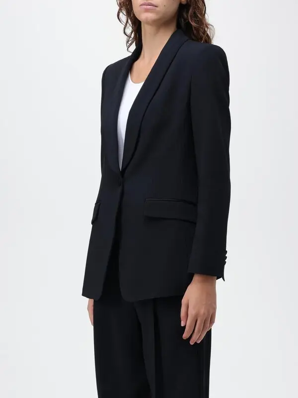 Emporio Armani Viscose Blend Single Breasted Blazer