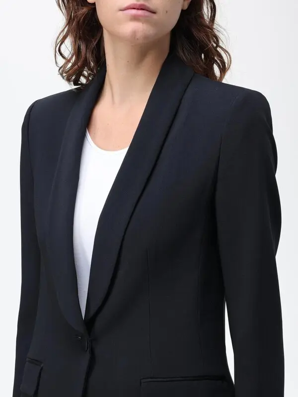 Emporio Armani Viscose Blend Single Breasted Blazer