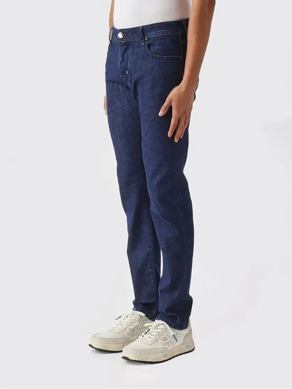 Jacob Cohen Slim Fit Stretch Cotton Jeans - Denim