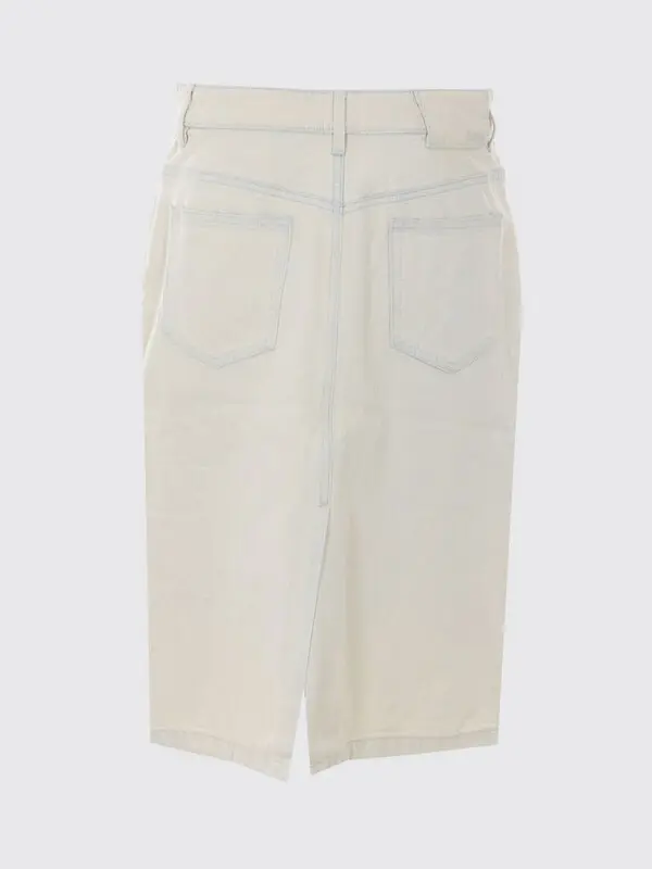 A.p.c. Midi Skirt In Cotton Denim