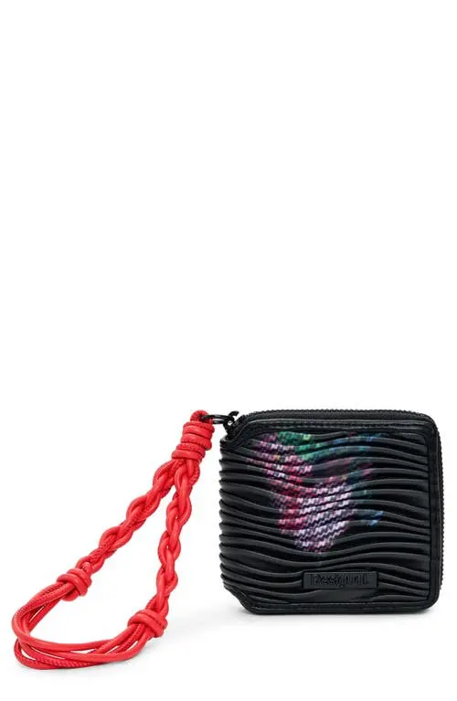 Desigual Faux Leather Wallet - Black
