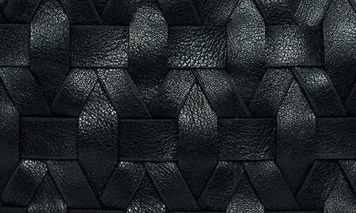 Desigual Woven Faux Leather Shoulder Bag