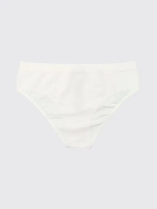 MAISON MARGIELA Cotton Blend Briefs With Logo - White