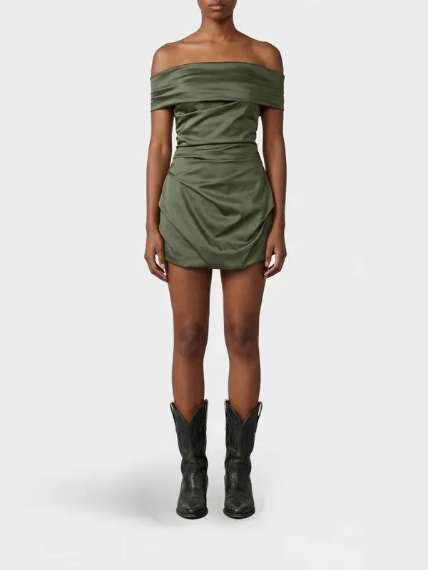 ANIYE BY Off-the-shoulder Mini Dress - Green