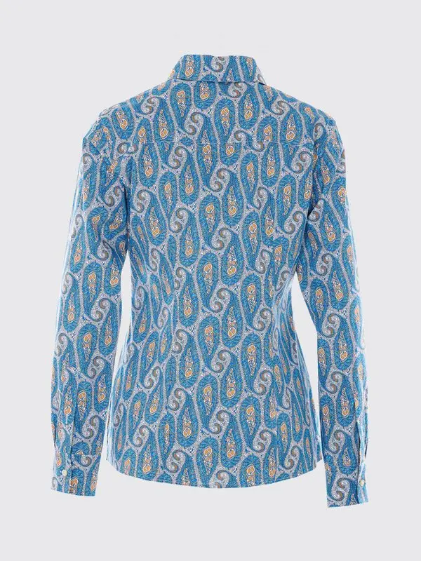 Etro Printed Shirt - Gnawed Blue