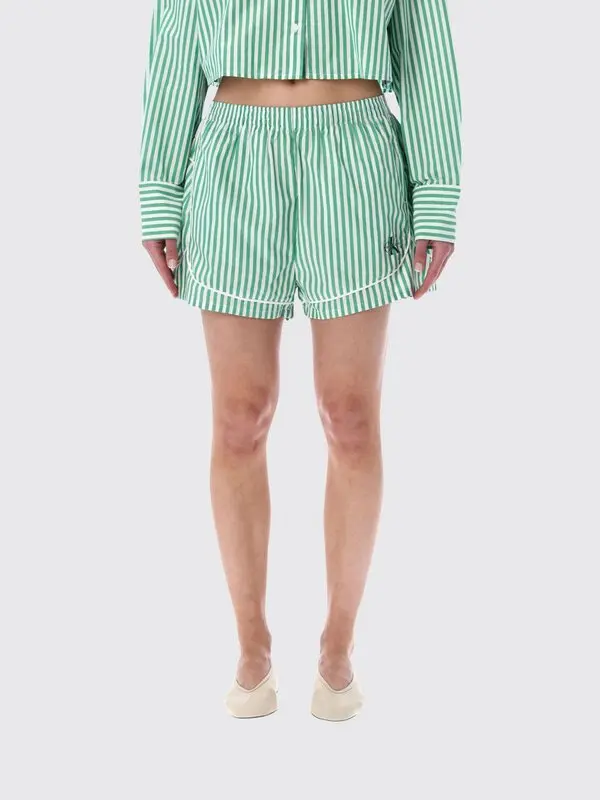 Calvin Klein Striped Shorts - Green
