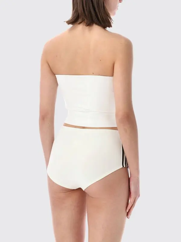 ADIDAS ORIGINALS Strapless Cropped Top With Signature Stripes