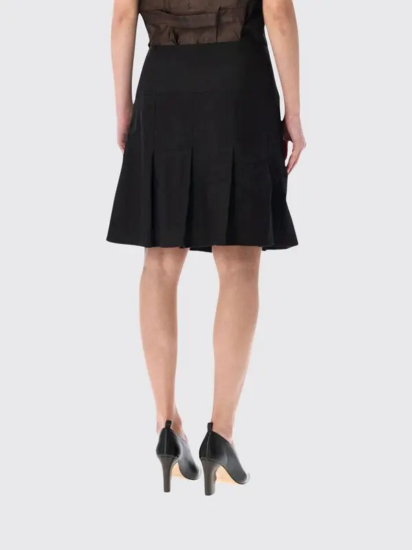 Our Legacy Linen Blend Pencil Skirt - Black