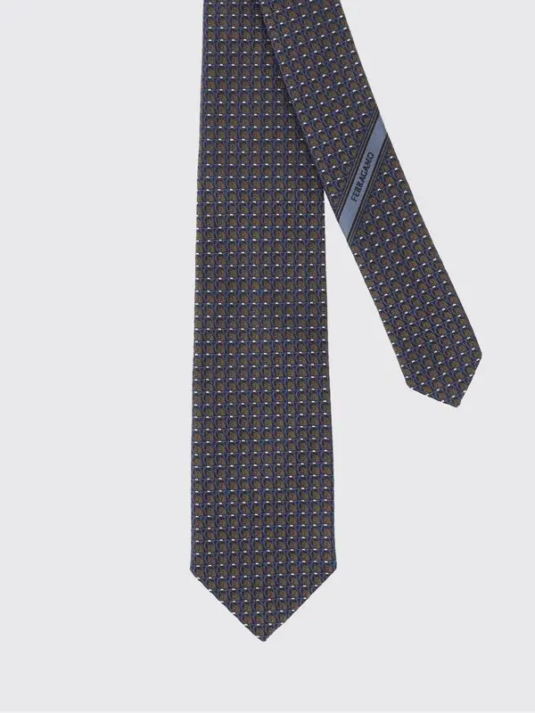 FERRAGAMO Tie - Blue