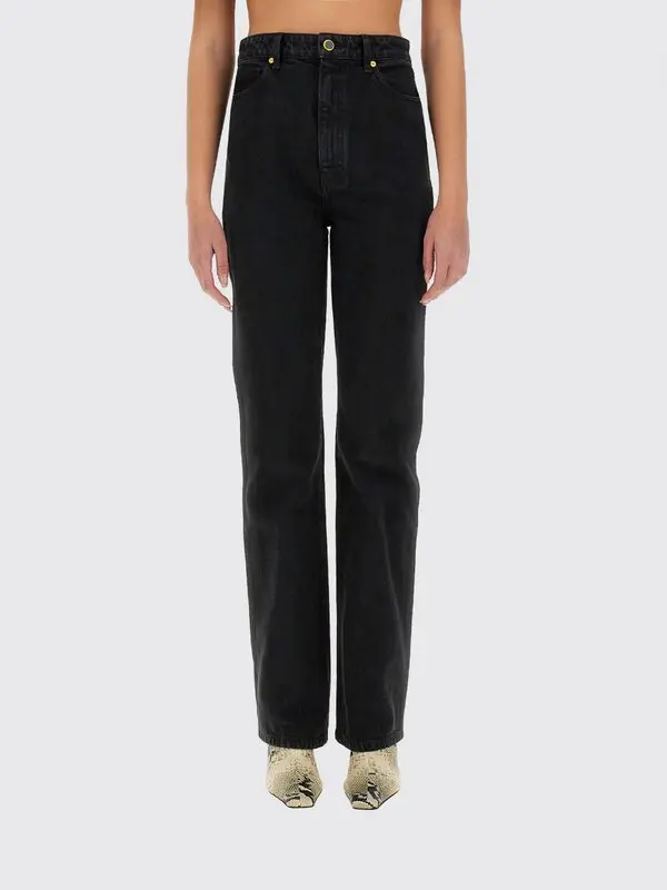 Khaite Straight Leg Jeans - Black