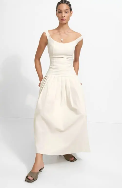MARCELLA Selene Off-the-shoulder Dress - Cream