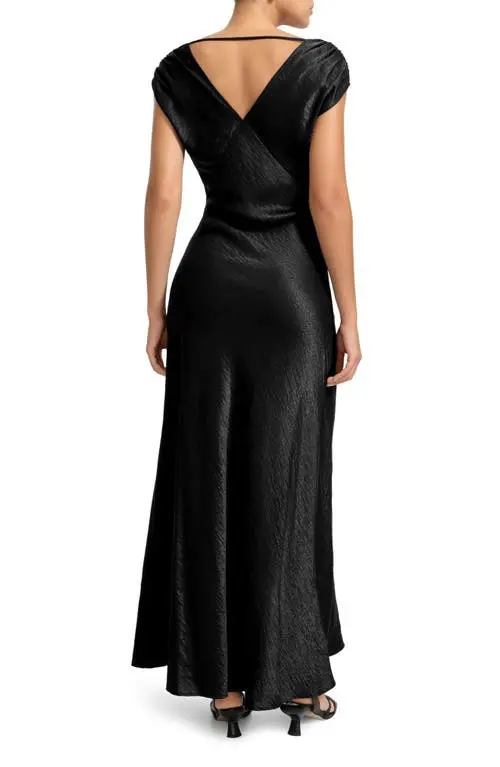 MARCELLA Shiloh Satin A-line Dress