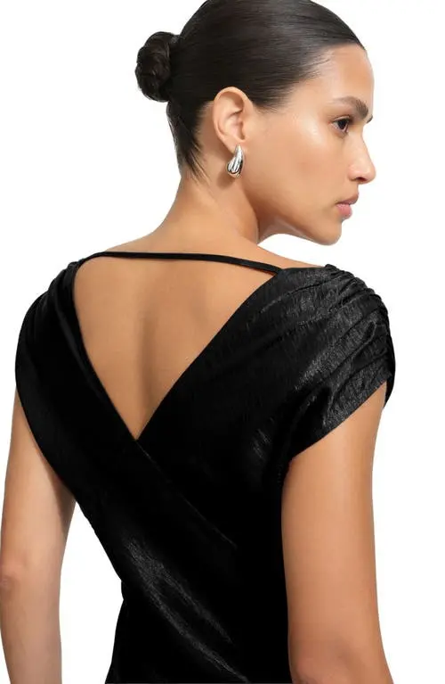 MARCELLA Shiloh Satin A-line Dress
