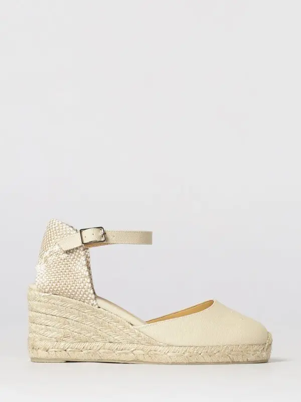 CastaÑer Espadrille Wedges - Ivory