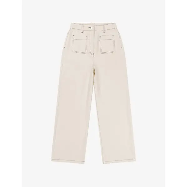 OMNES Oriele Flared-leg Denim Jeans