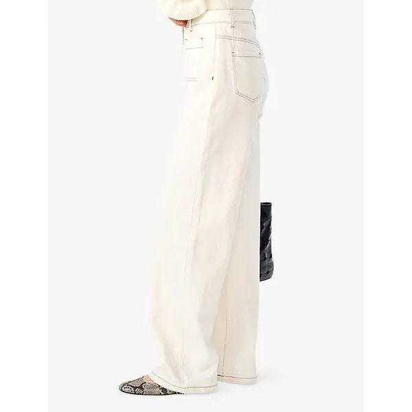 OMNES Oriele Flared-leg Denim Jeans