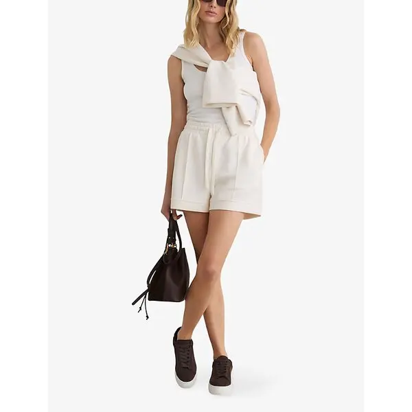 REISS Bea Knitted Shorts