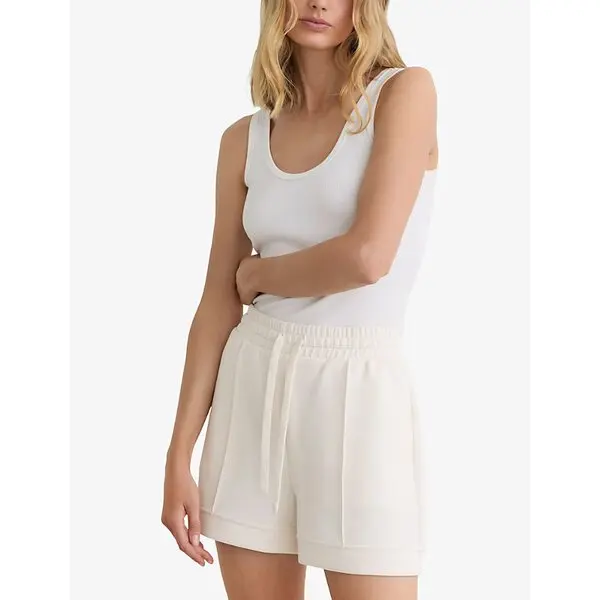 REISS Bea Knitted Shorts