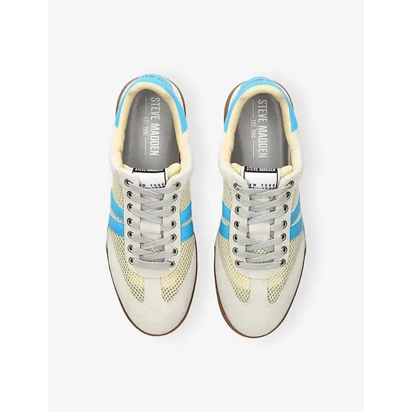 Steve Madden Cassey Mesh Low Top Trainers
