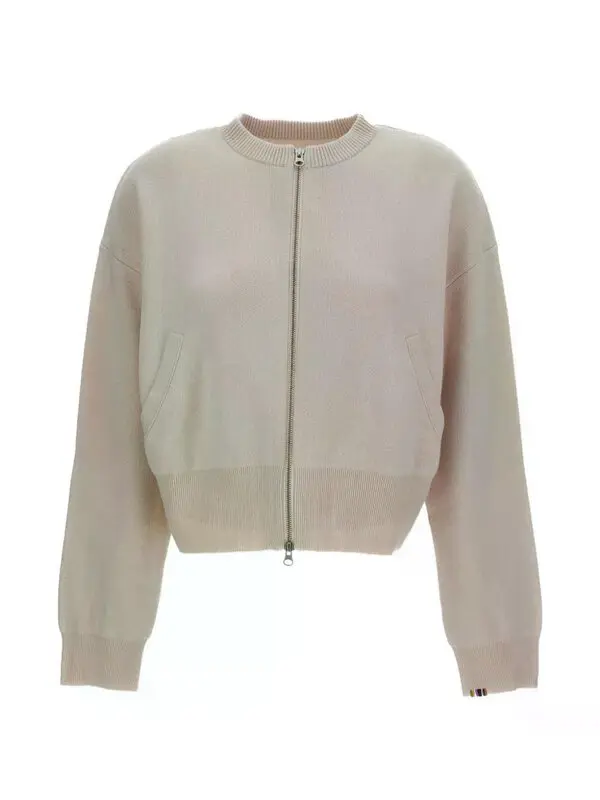 EXTREME CASHMERE X Zip Cashmere Sweater - Neutrals