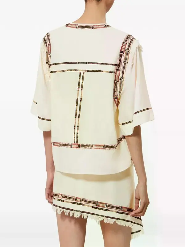 Isabel Marant Étoile Embroidered Blouse - Neutrals