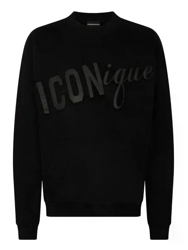 Dsquared2 Iconique Crew-neck Sweatshirt - Black