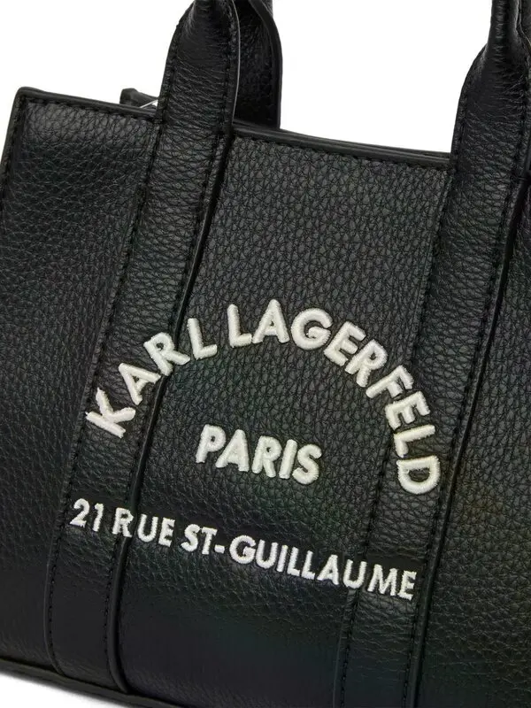 Karl Lagerfeld Mini Rue St-guillaume Tote Bag - Black