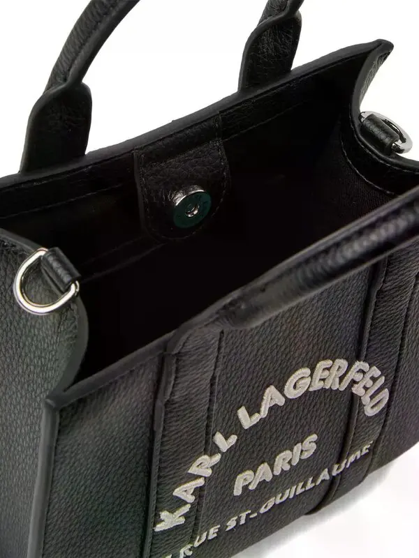 Karl Lagerfeld Mini Rue St-guillaume Tote Bag - Black