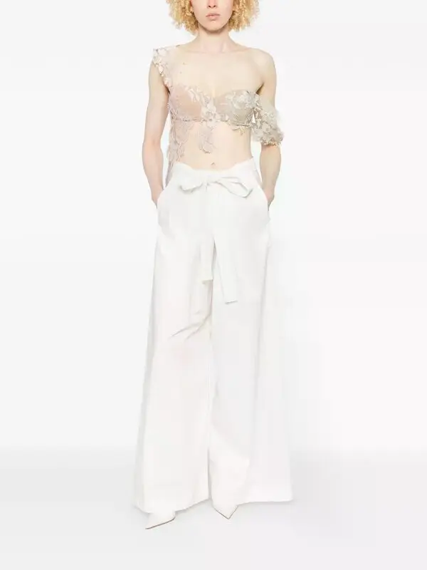Giuseppe Di Morabito Floral Lace Top