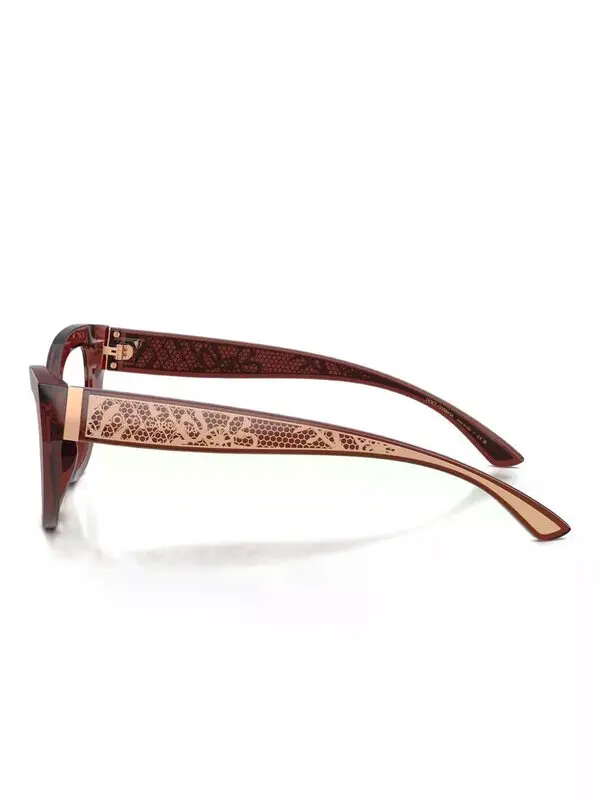Dolce & Gabbana Cat-eye Glasses - Red