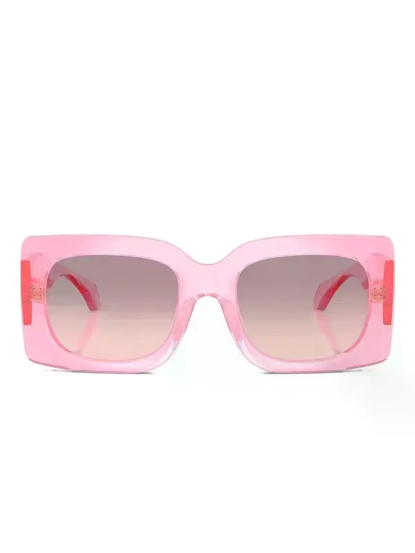 Versace Square-frame Sunglasses - Pink