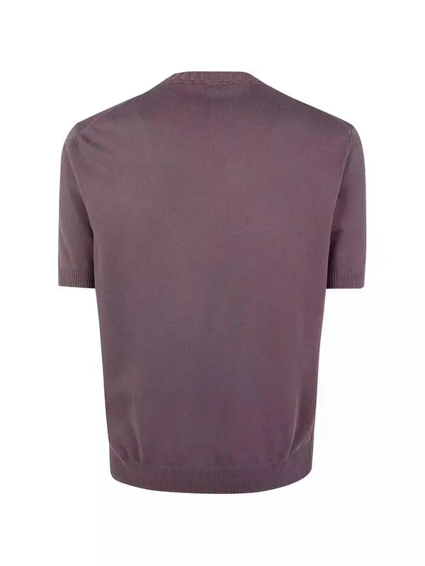 BARBA NAPOLI Knitted T-shirt - Brown