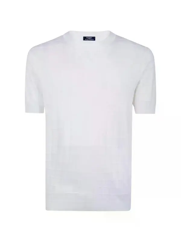 BARBA NAPOLI Waffle-knit T-shirt