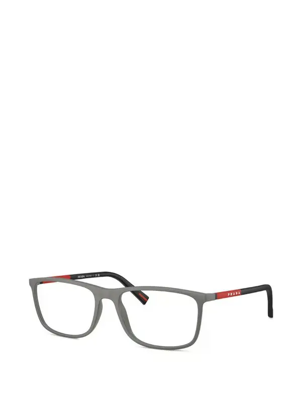 Prada Rectangle-frame Glasses - Grey