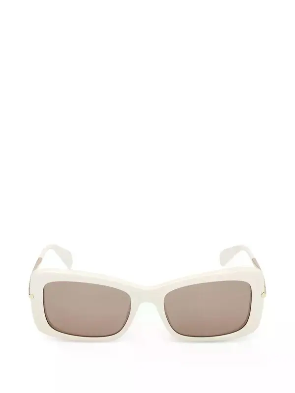 Max Mara Rectangle-frame Sunglasses - White