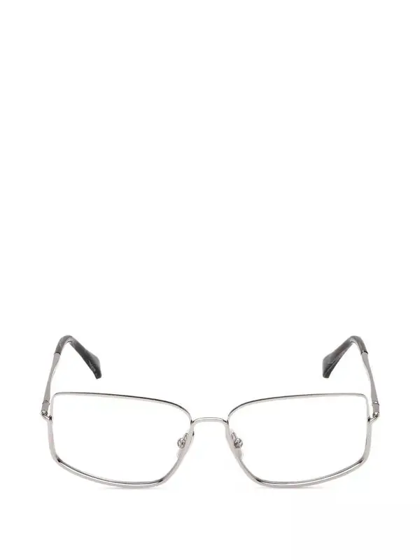 Max Mara Rectangle-frame Glasses - Silver