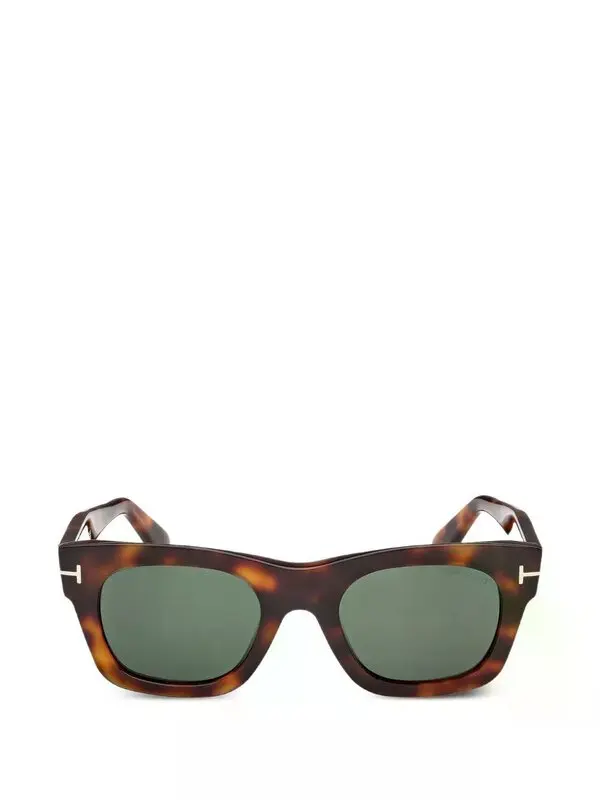 TOM FORD Square Frame Sunglasses - Brown