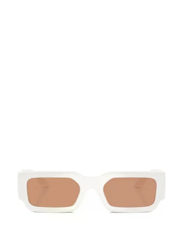 Versace Rectangle-frame Sunglasses - White