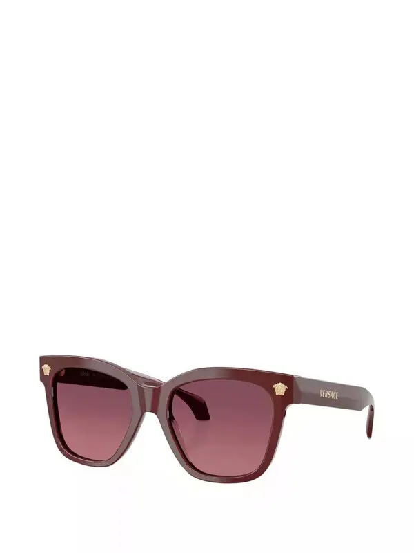 Versace Geometric Frame Sunglasses