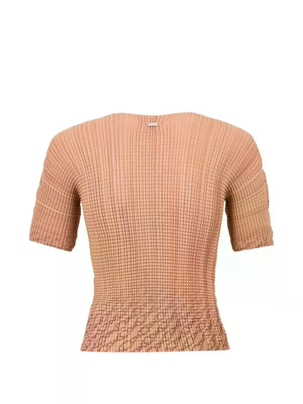 Herno Textured Fitted Top - Orange