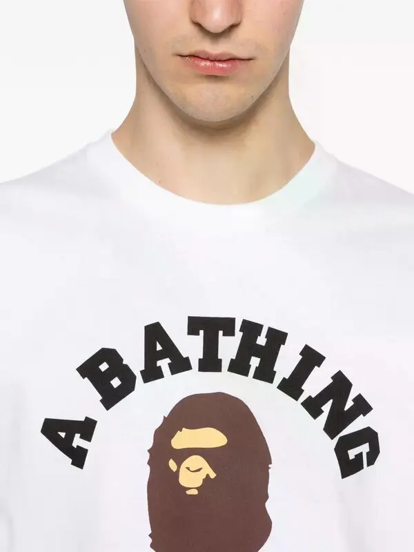 A BATHING APE Logo-detail Long-sleeve Sweatshirt