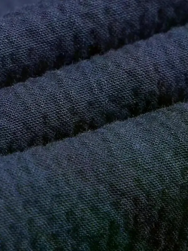 PAOLO PECORA Seersucker Button-up Jacket - Blue